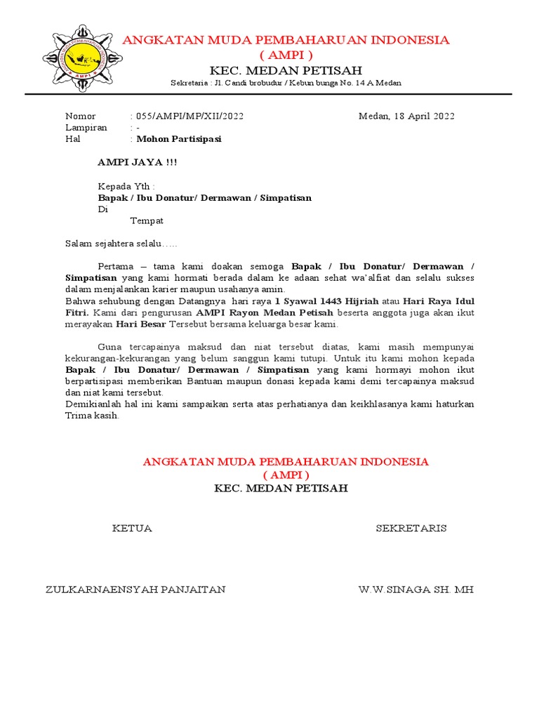 ANGKATAN MUDA PEMBAHARUAN INDONESIA Proposal Raya | PDF ANGKATAN MUDA PEMBAHARUAN INDONESIA Proposal Raya | PDF