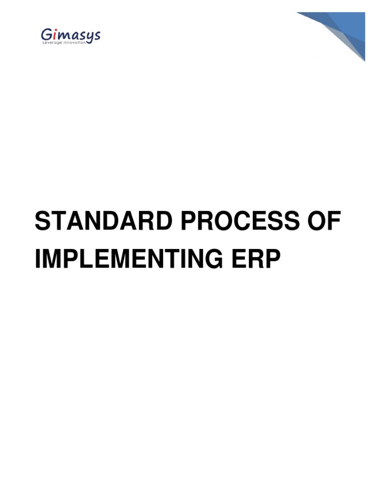 ERP Implementation Guide | PDF | Enterprise Resource Planning ...