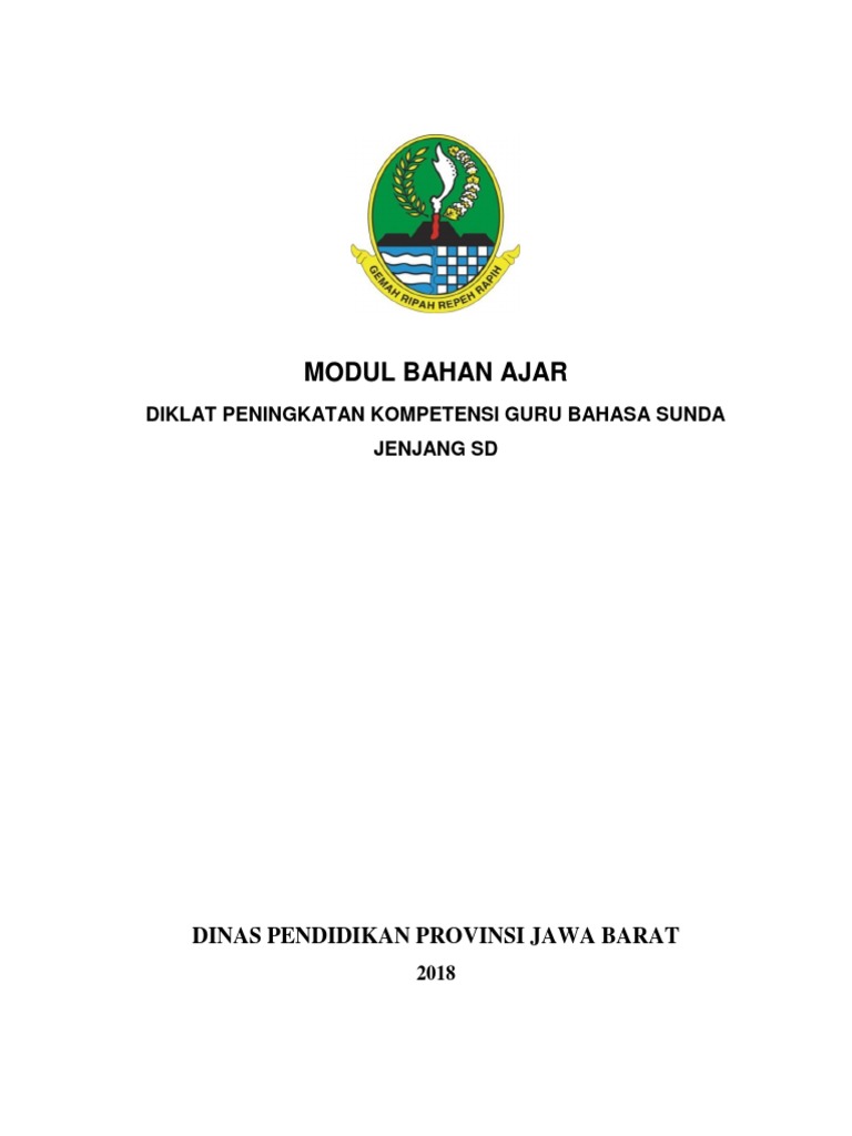 Final - Modul Diklat Peningkatan Kompetensi Guru BS Jenjang SD | PDF