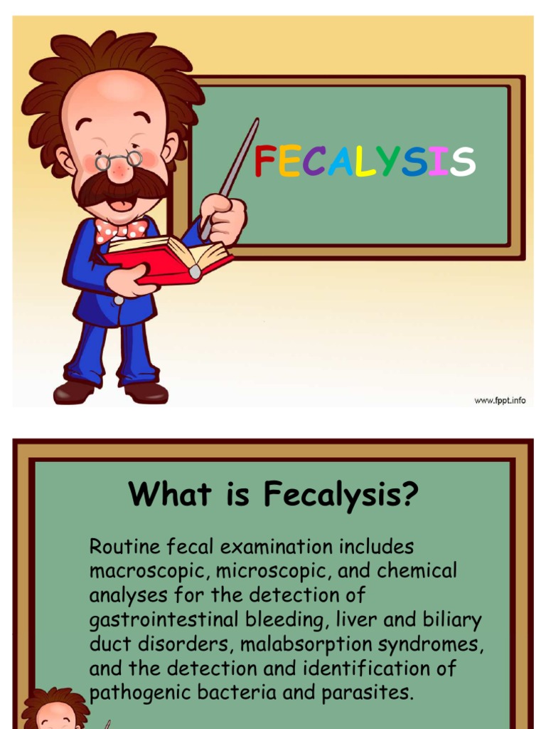 Understanding Fecalysis Tests | PDF | Cooking, Food & Wine