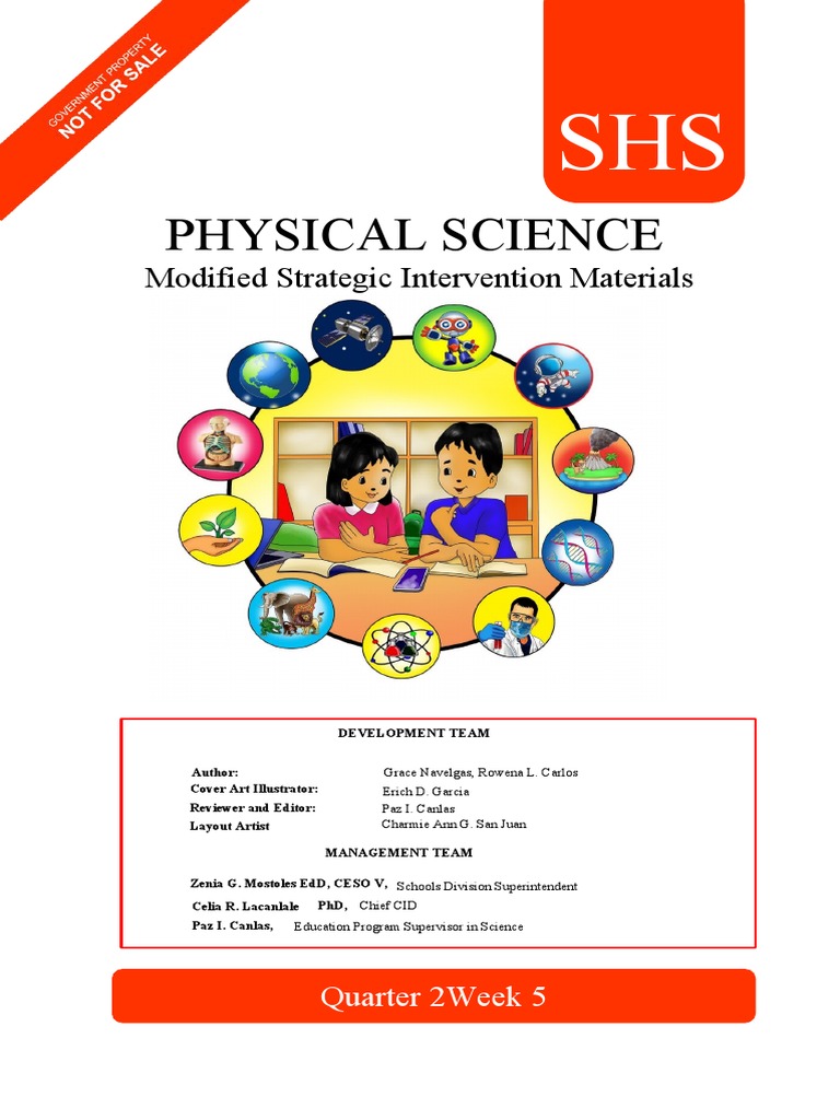 Physical Science: Modified Strategic Intervention Materials | PDF ...