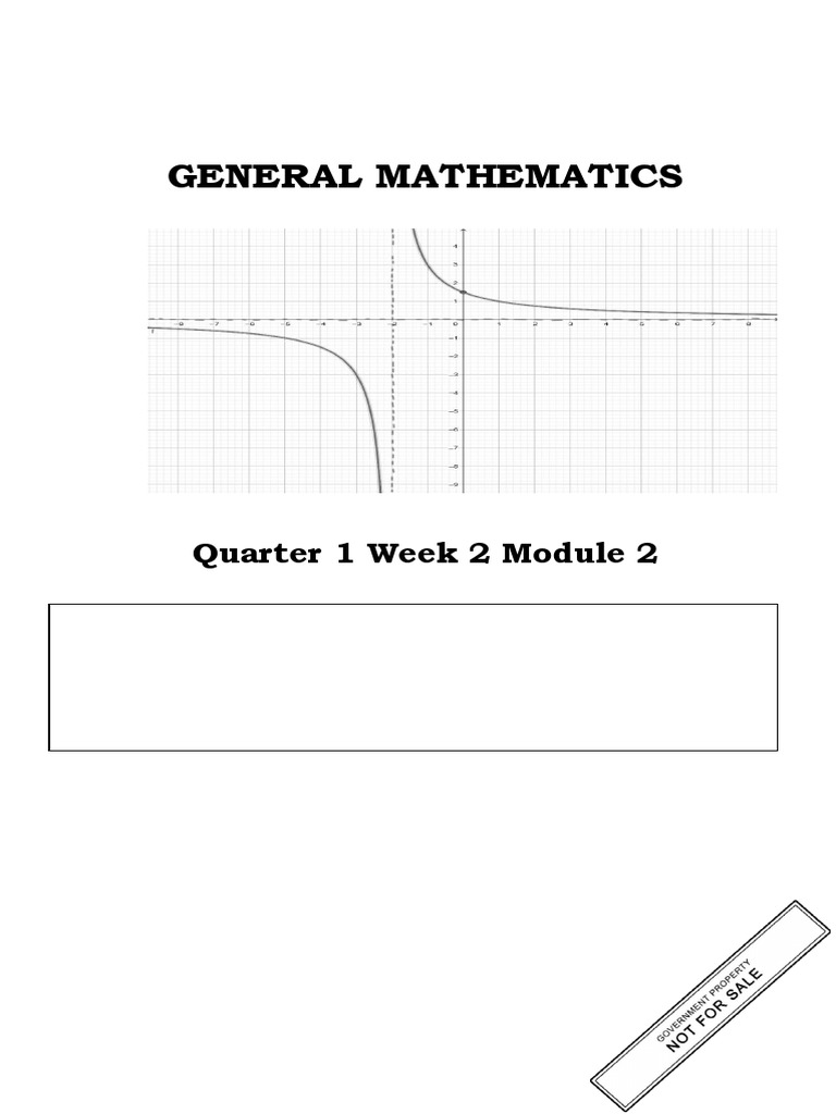 GENMATH 11 Q1 Week2 | PDF | Function (Mathematics) | Equations GENMATH 11 Q1 Week2 | PDF | Function (Mathematics) | Equations