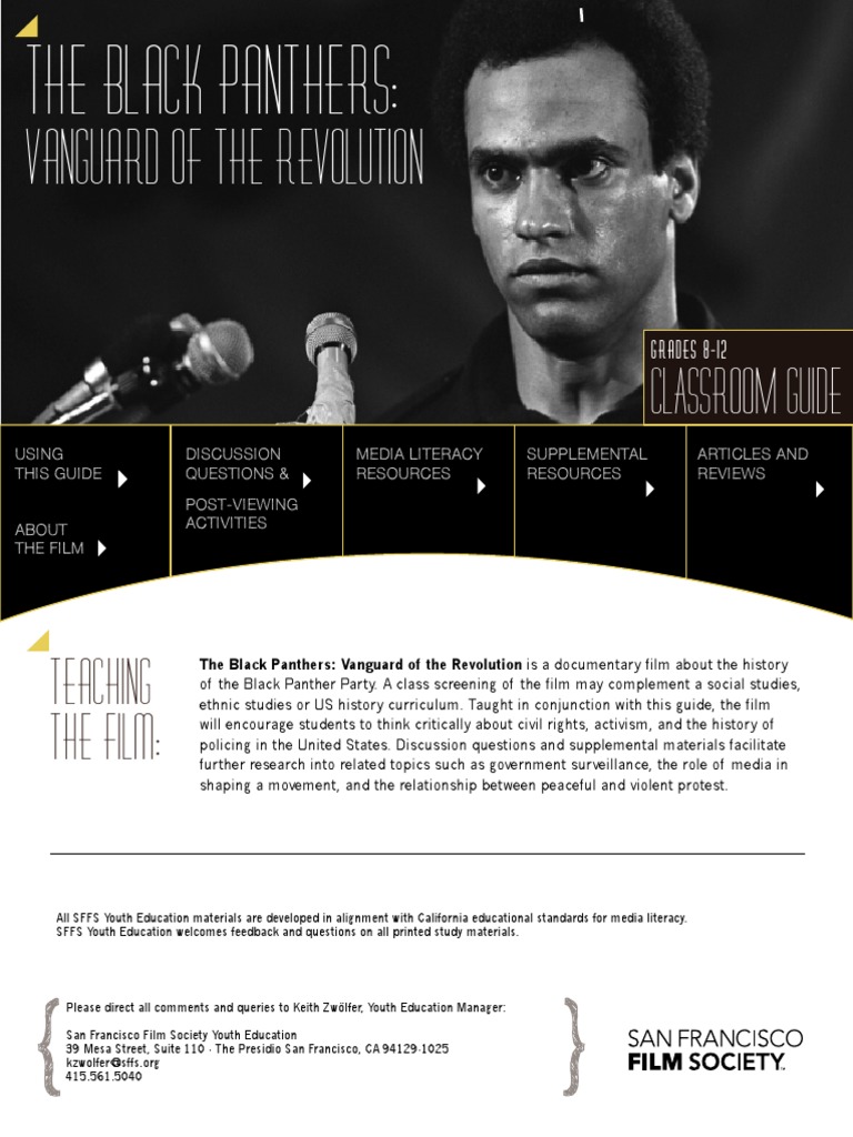 Black Panthers | PDF | Black Panther Party | Mass Media