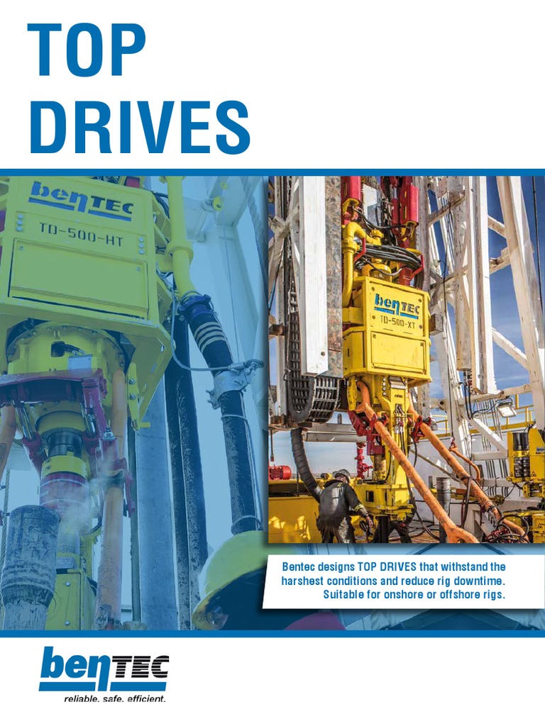 Topdrive-Flyer 491 1 | PDF | Electric Motor | Horsepower
