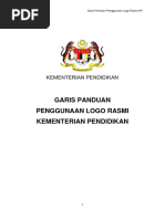 GARIS PANDUAN LOGO RASMI KPM Terkini 27 - 10 - 2022 | PDF