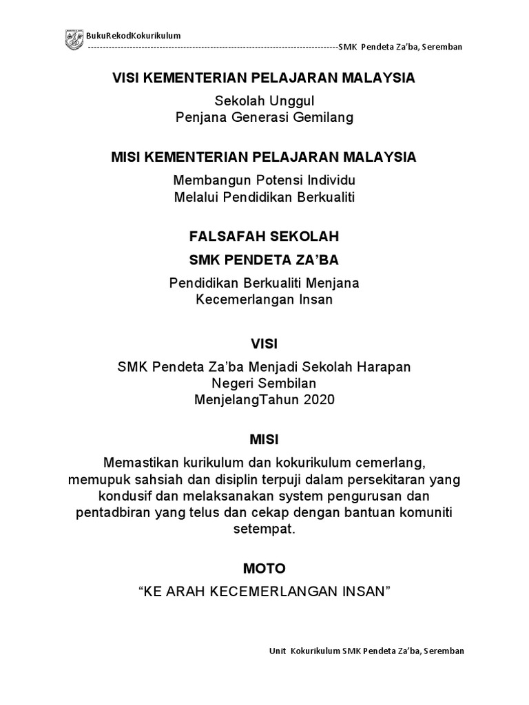 Fail Kokurikulum | PDF