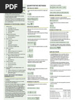 CFA Level 2 Cheat Sheet | PDF | Free Cash Flow | Valuation (Finance)