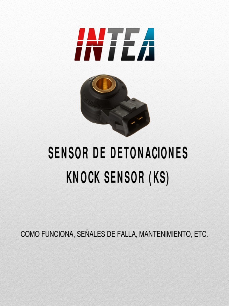 Como Funciona Un Sensor de Detonación | PDF | Sensor | Ingenieria Eléctrica