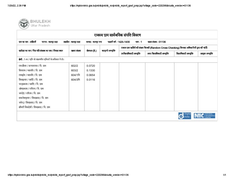Public Report Govt Prop | PDF