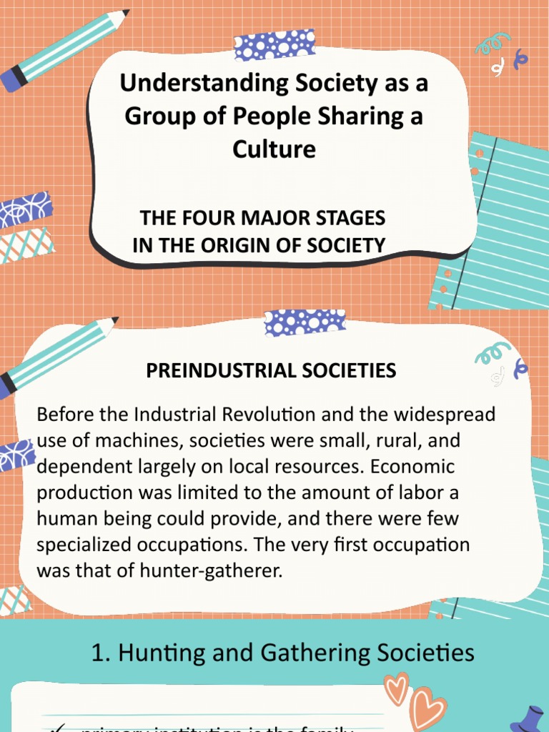 4 Stages of Societies | PDF | Society | Agriculture