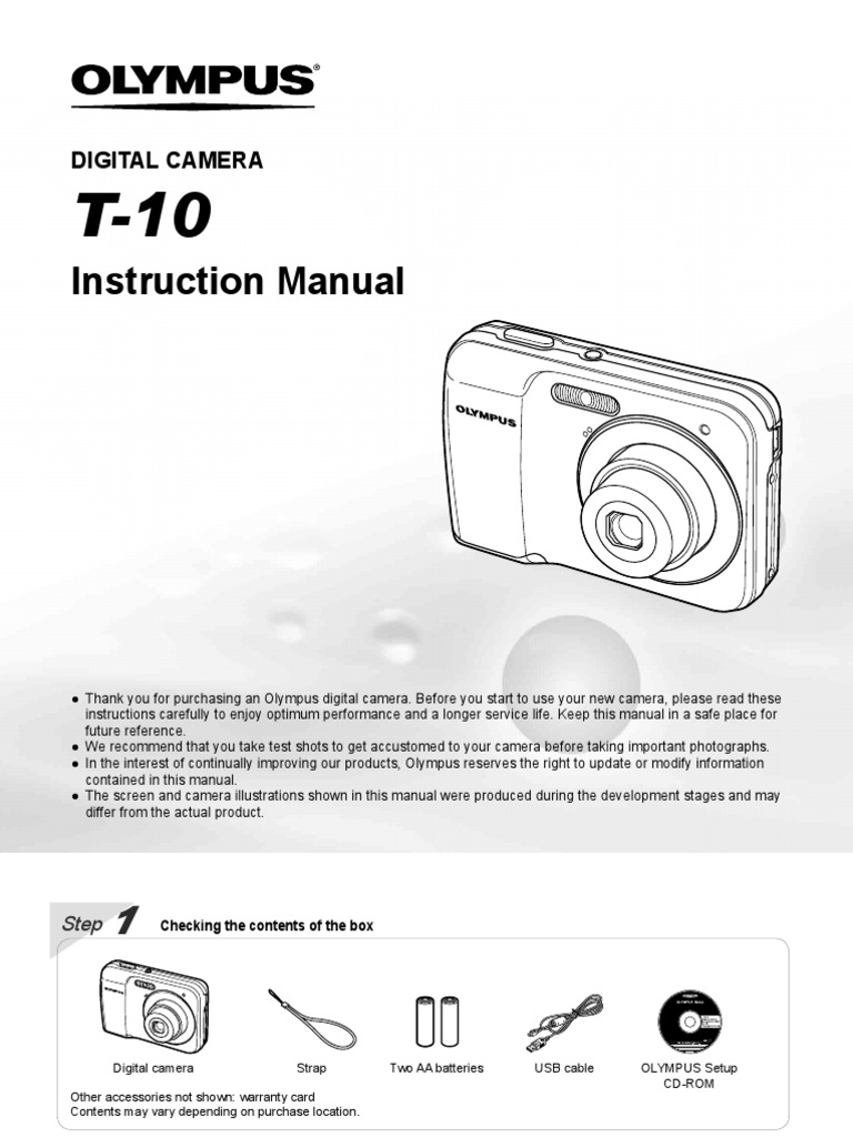 Instruction Manual: Digital Camera | PDF | Film Speed | Secure Digital