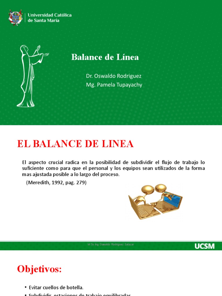 Optimización del Balance de Línea | PDF | Métodos y materiales de ...