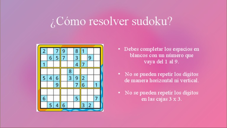 Cómo Resolver Sudoku | PDF