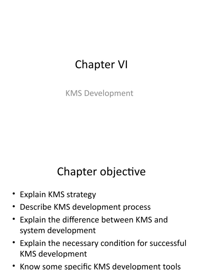 Chapter 6 - KM Design and Development | PDF | Strategic Management ...