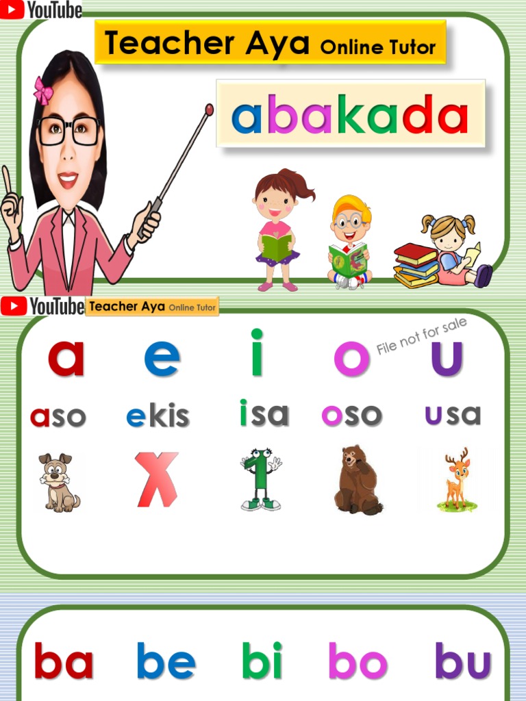 Abakada - by Teacher Aya Online Tutor | PDF