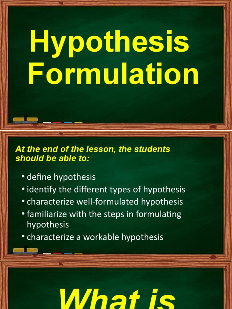Hypothesis Formluation | PDF | Hypothesis | Statistics