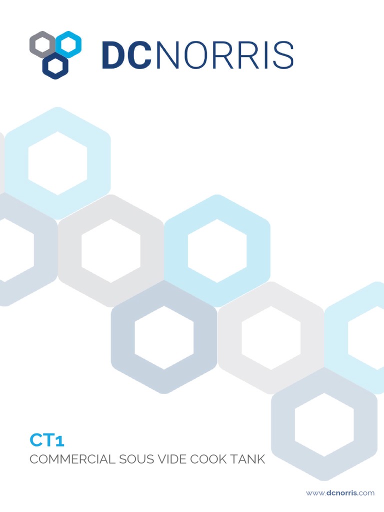 CT1 Commercial Sous Vide Cook Tank - Compressed | PDF | Food And Drink Preparation | Foods