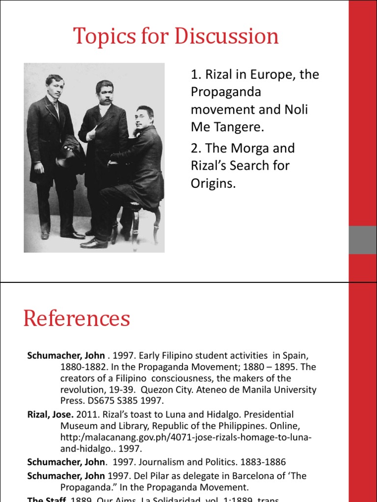 Rizal and The Propaganda Movement | PDF | Philippines