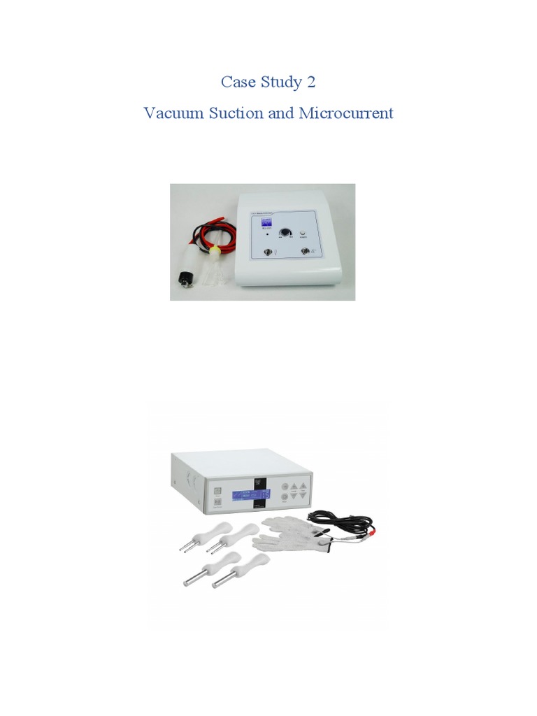 Case Study 2 Vacuum Suction and Microcurrent | PDF | Sunscreen ...