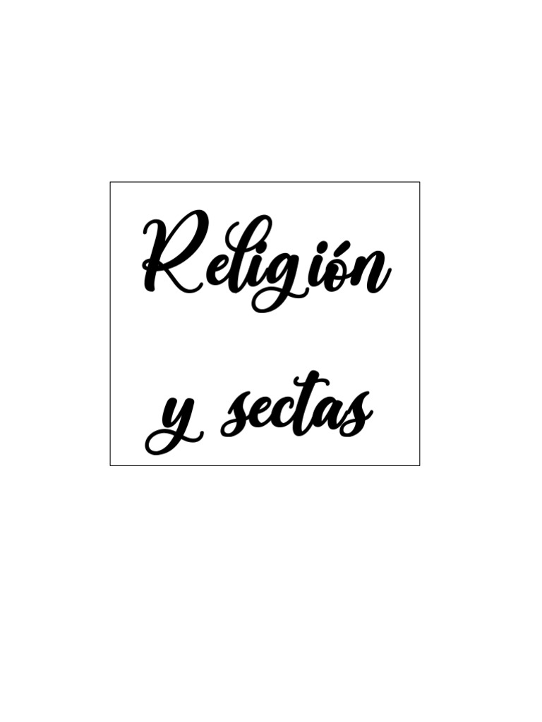 Collage de Religión y Sectas | PDF