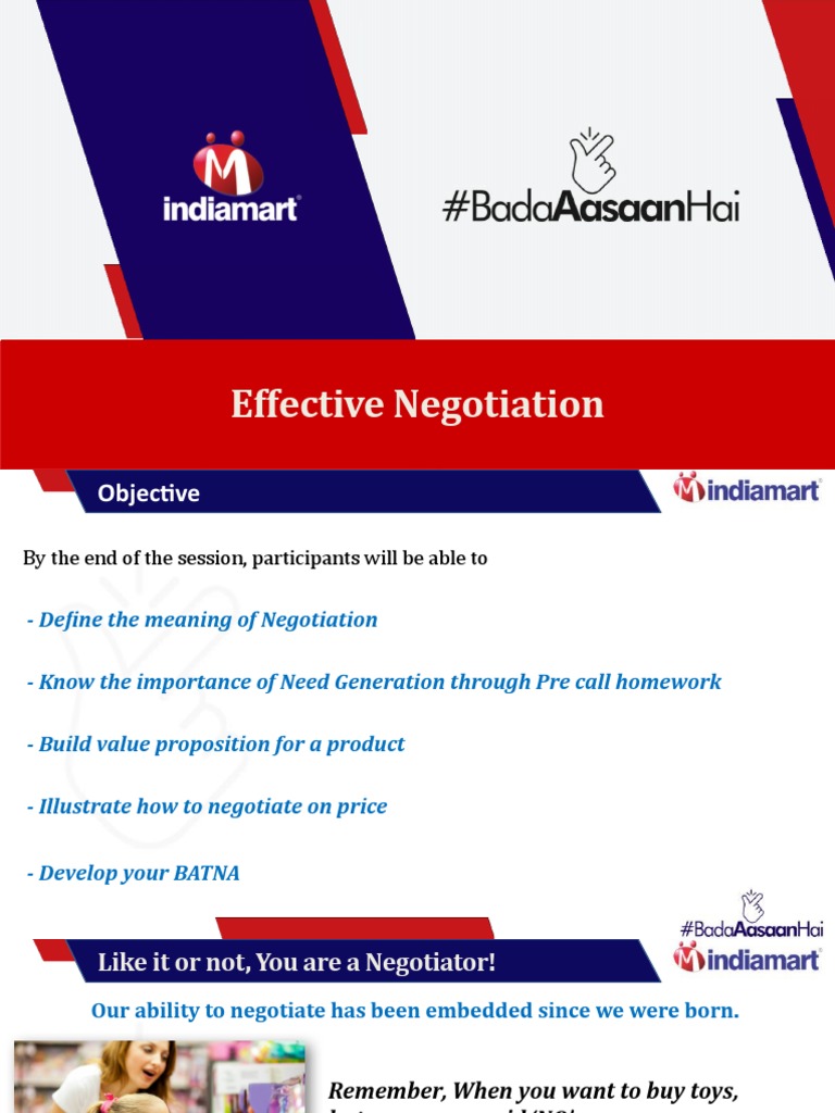 Negotiating For Success | PDF | Negotiation | Customer