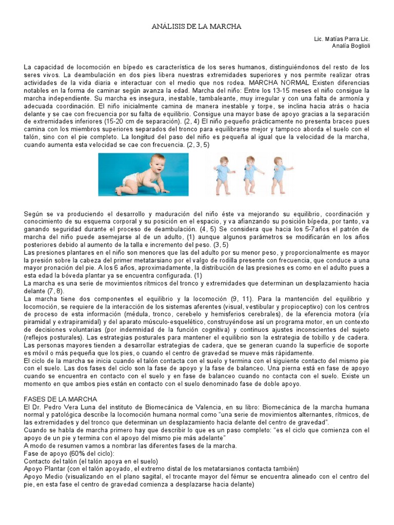 Análisis completo de las fases de la marcha humana normal desde la ...
