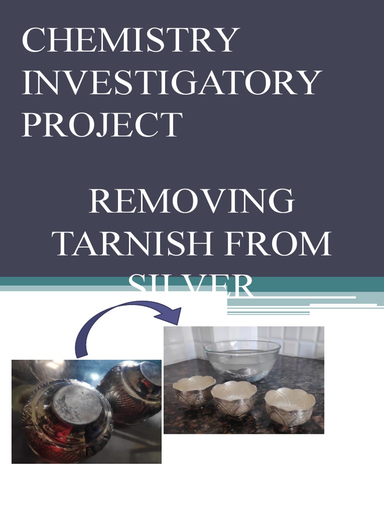 Removing Tarnish from Silver Project | PDF | Silver | Aluminium