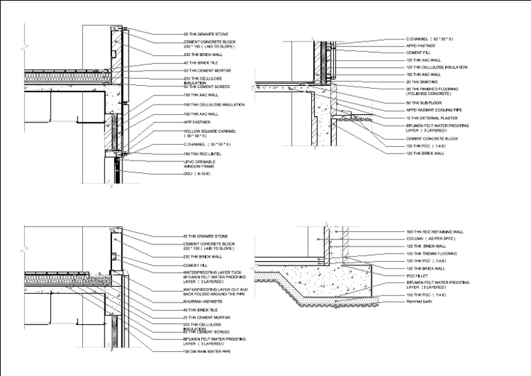 External Wall Section Details | PDF