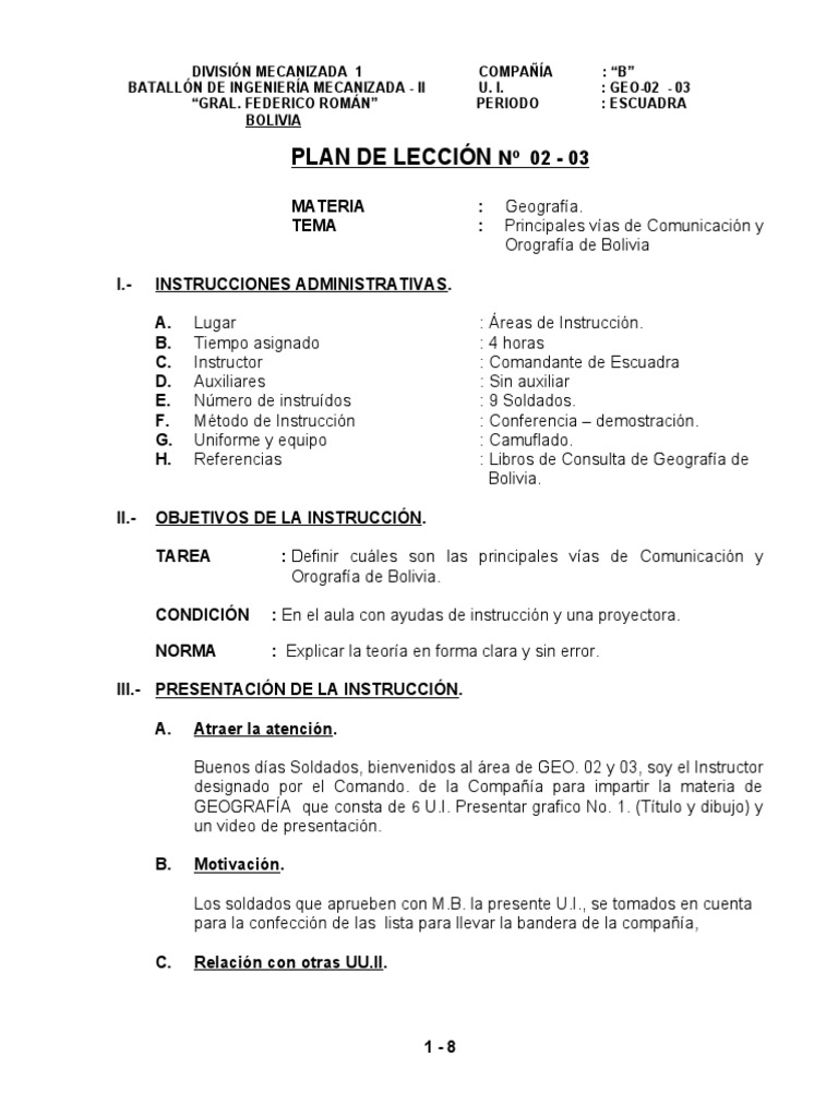 Plan Geo 2 | PDF | Andes | Bolivia