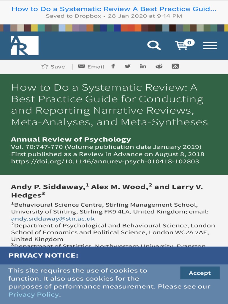Annual Review of Psychology Annual Review of Psychology: ! Email ...