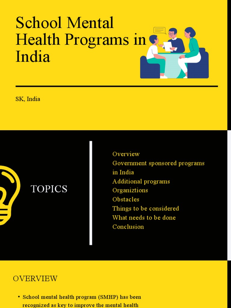 S23 - School Mental Health Programs in India | PDF | Mental Health ...