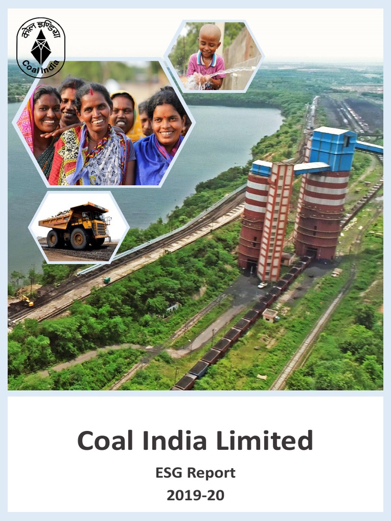 Coal India ESG Report 2019-20 | PDF | Corporate Social Responsibility ...