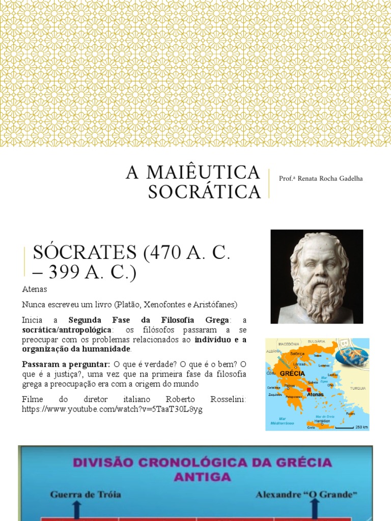 Aula. A Maiêutica Socrática | PDF | Sócrates