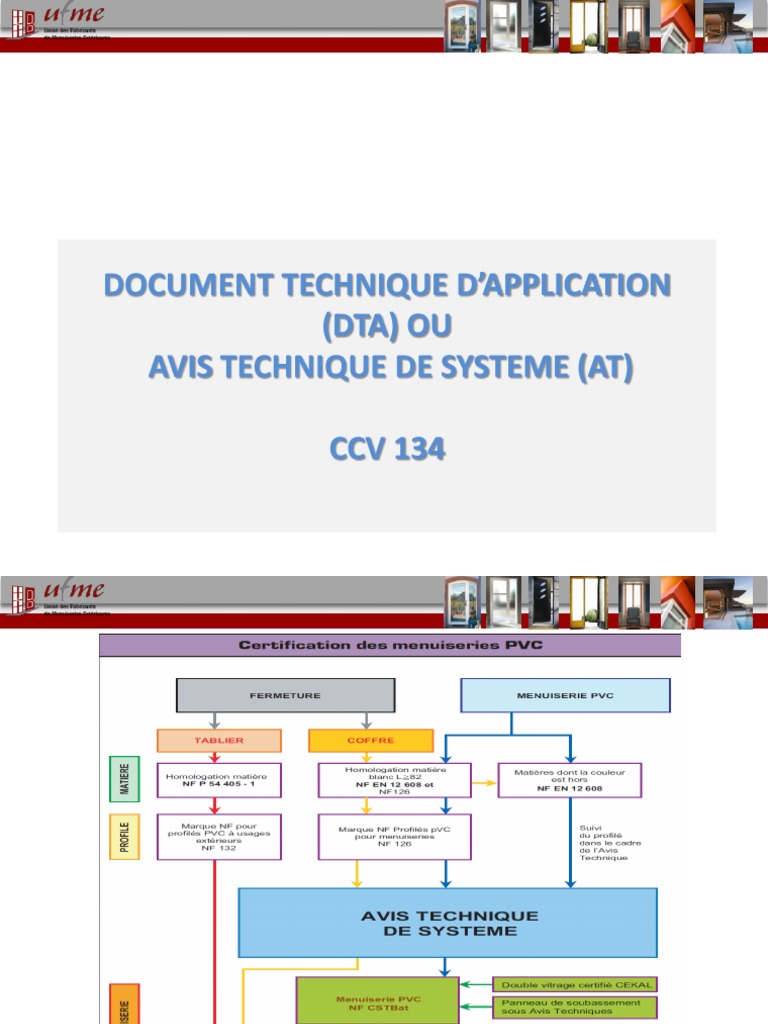 Document Technique d'Application (DTA) | PDF | Code de la construction ...