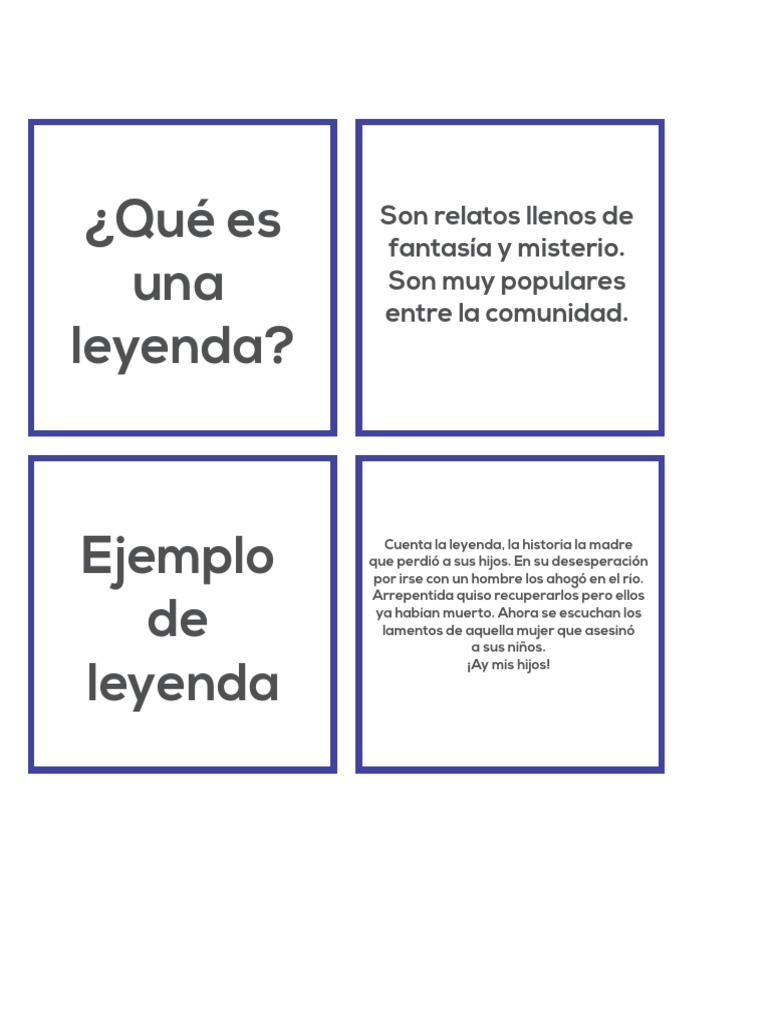 Que Es Una Leyenda | PDF