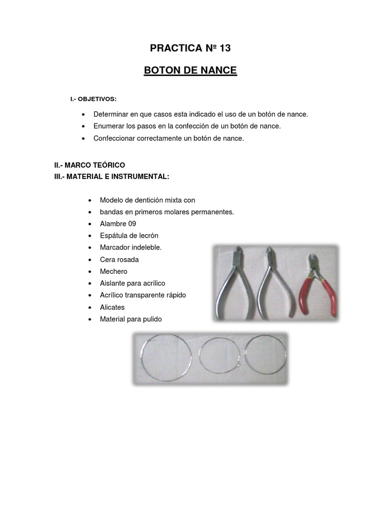 Boton de Nance | PDF | Materiales