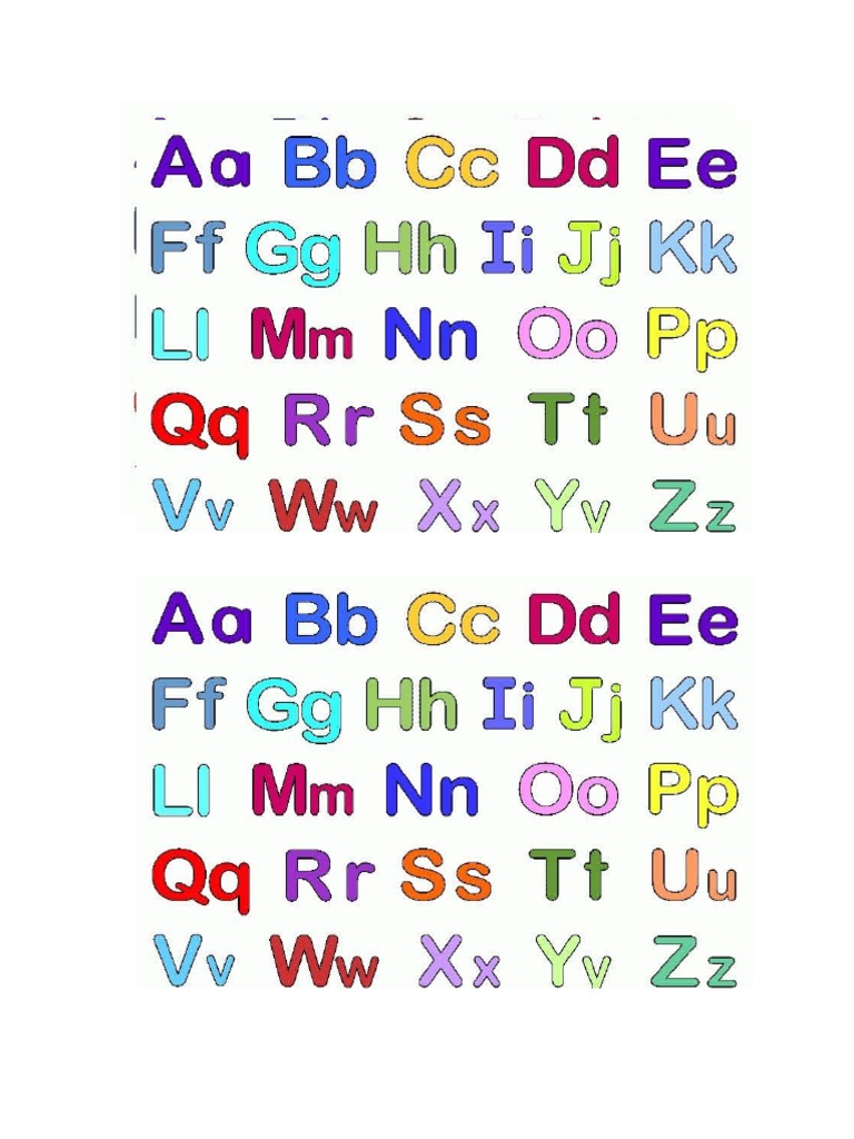 Abecedario en Imprenta | PDF