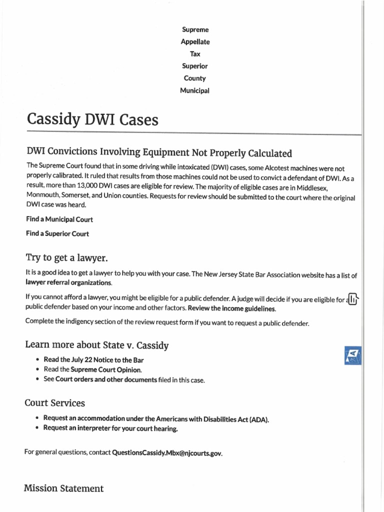 Document - 2022-08-24 - 140423 - Cassidy DWI Review 8242022 | PDF