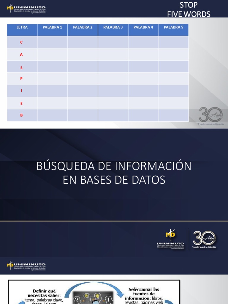 Bases de Datos y Gestores Bibliográficos | PDF | Ciencias de la Información | Informática