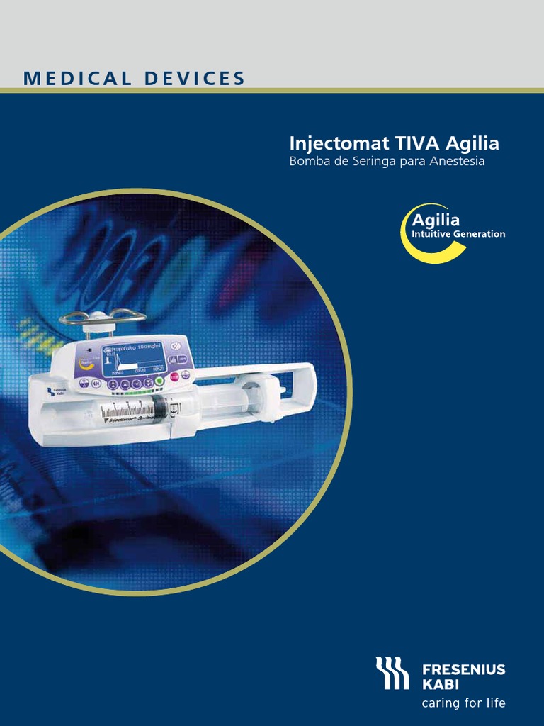 Bomba de Seringa Injectomat TIVA Agilia | PDF | Tempo
