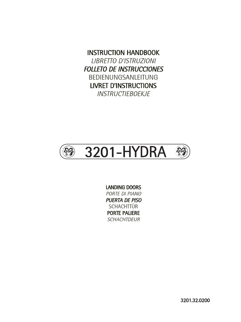 Manual Técnico Selcom 3201 Hydra | PDF | Tornillo | Rueda