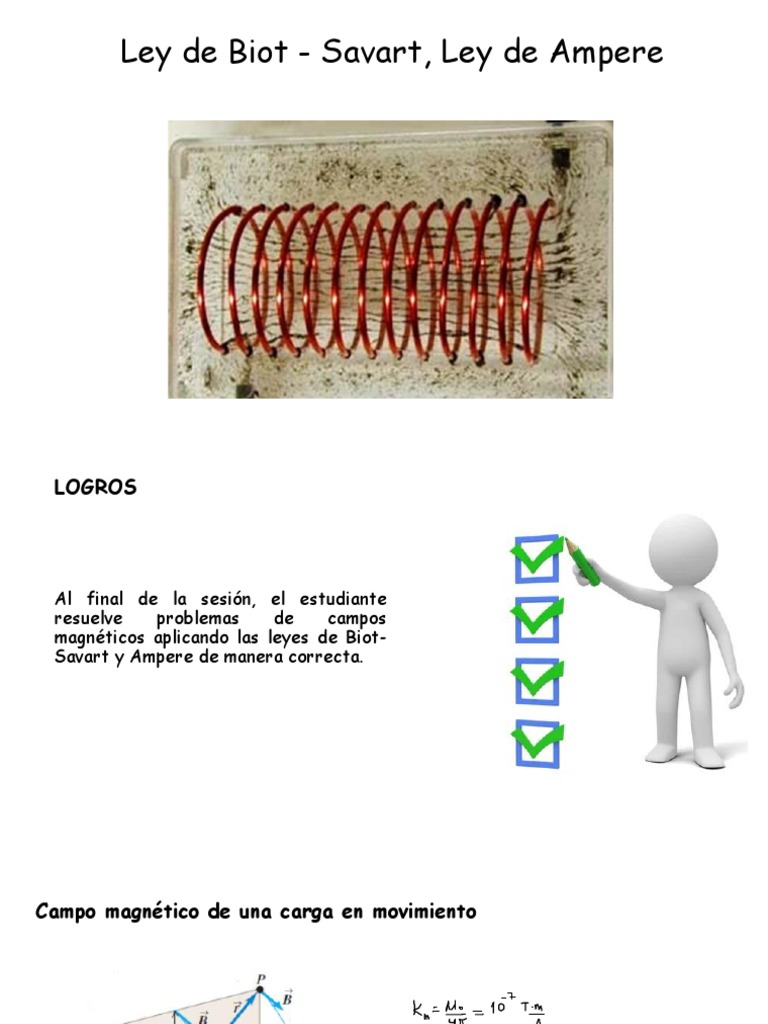 Ley de Biot - Savart, Ley de Ampere | PDF | Campo magnético | Magnetismo