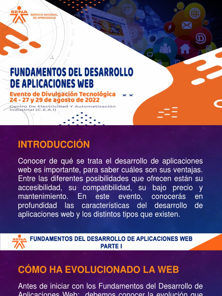 Presentación Fundamentos Del Desarrollo de Aplicaciones Web Part 1 ... Presentación Fundamentos Del Desarrollo de Aplicaciones Web Part 1 ...