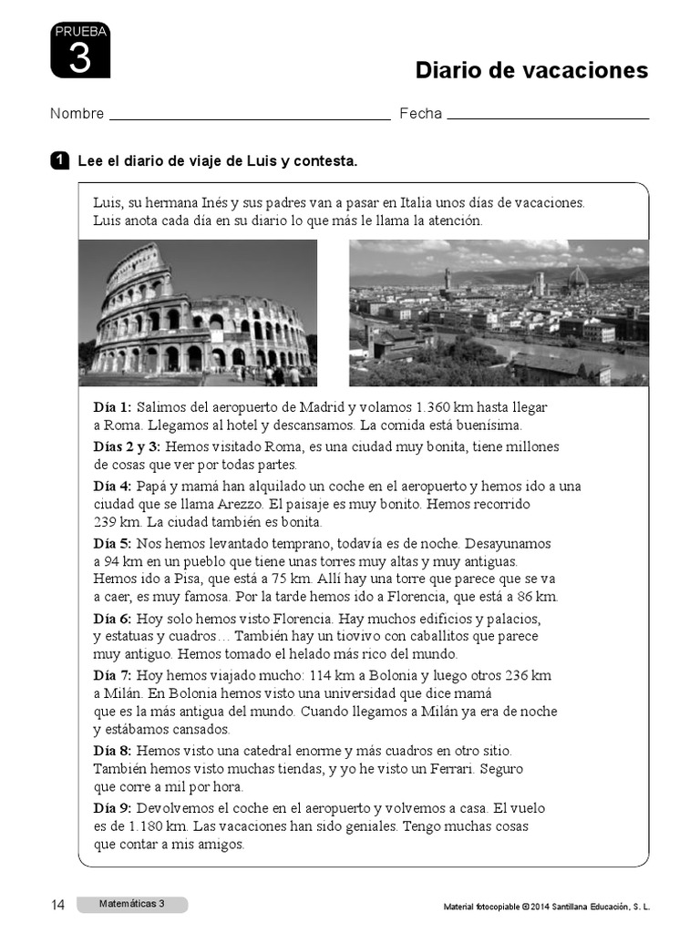 5 - Diario de Vacaciones | PDF | Viajes y turismo