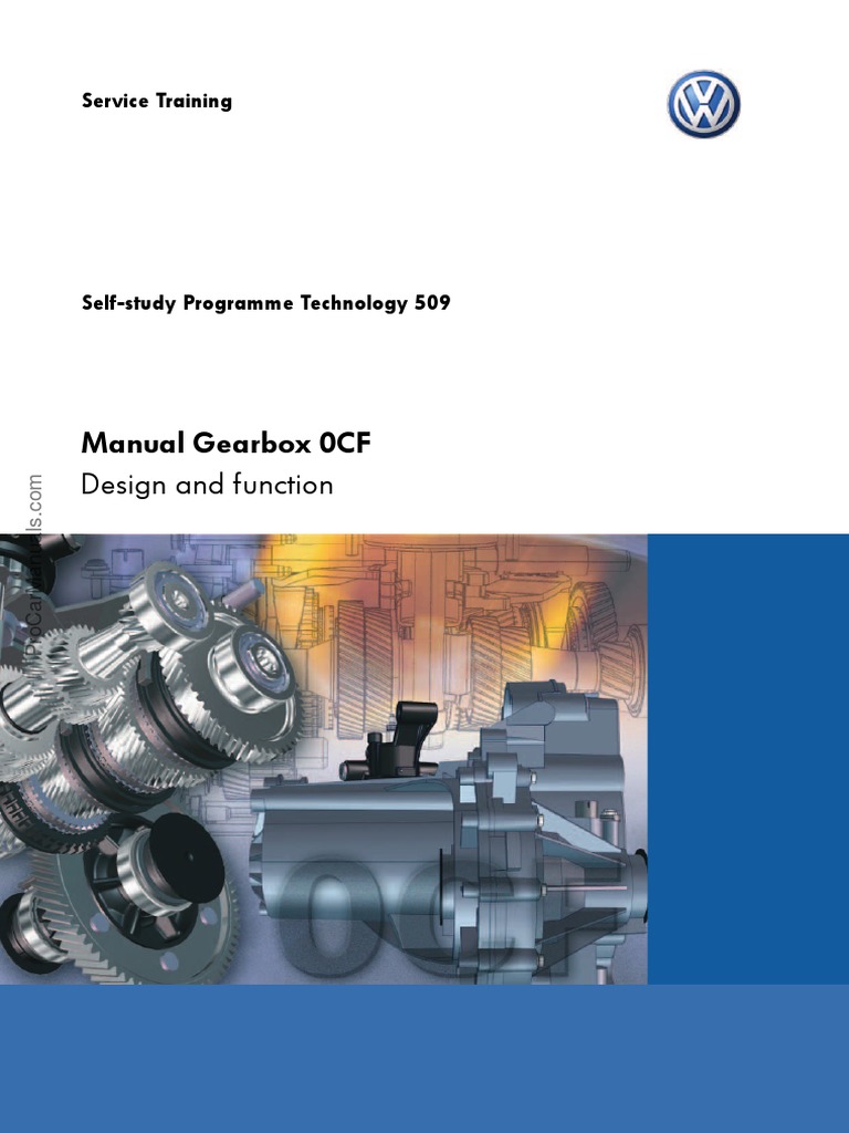 SSP 509 Manual Gearbox 0CF | PDF | Manual Transmission | Gear