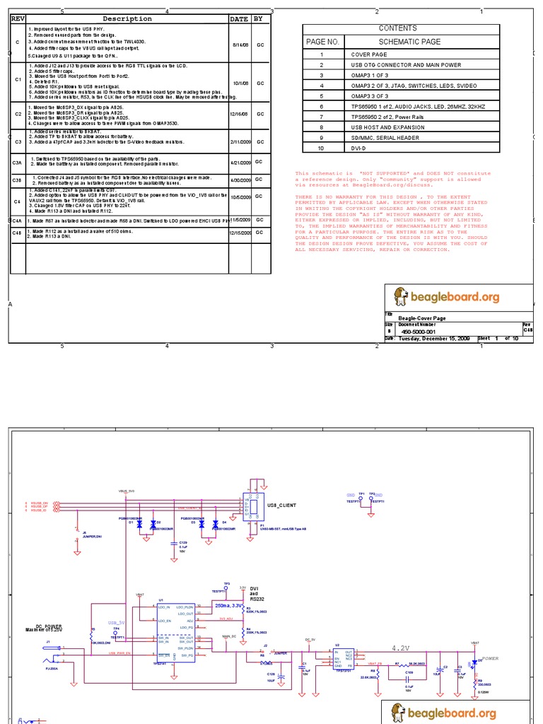 Beagle C4B Schematic | PDF | Electrical Engineering | Manufactured Goods