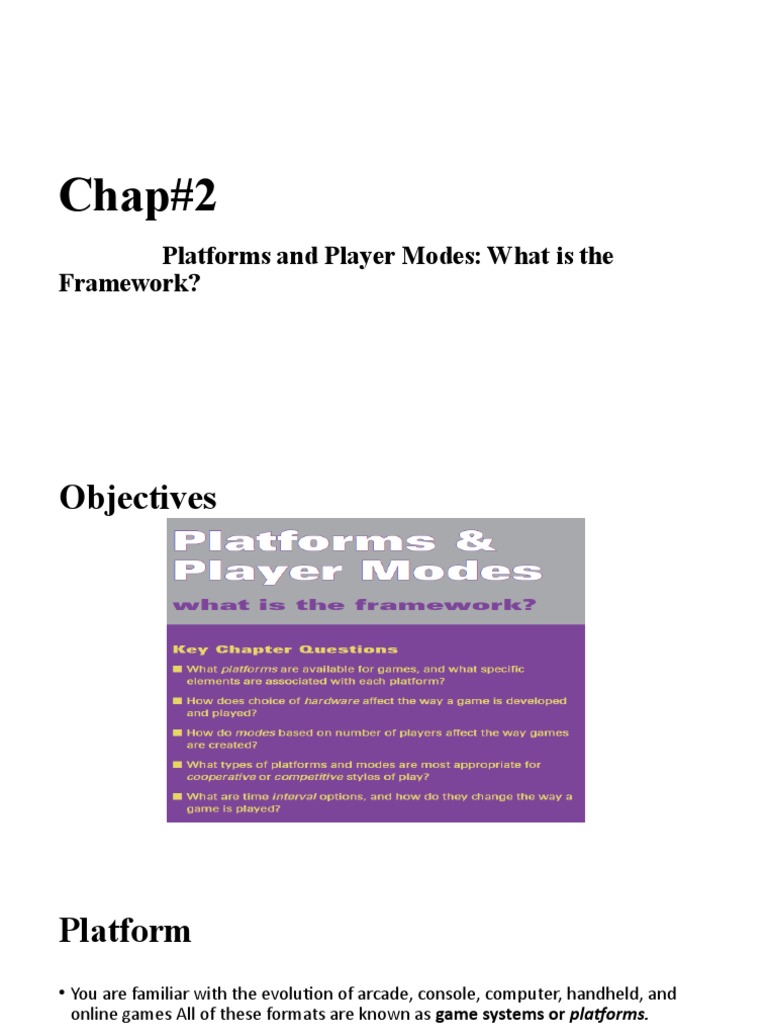 Chap#2 | PDF | Video Game Consoles | Computer Science