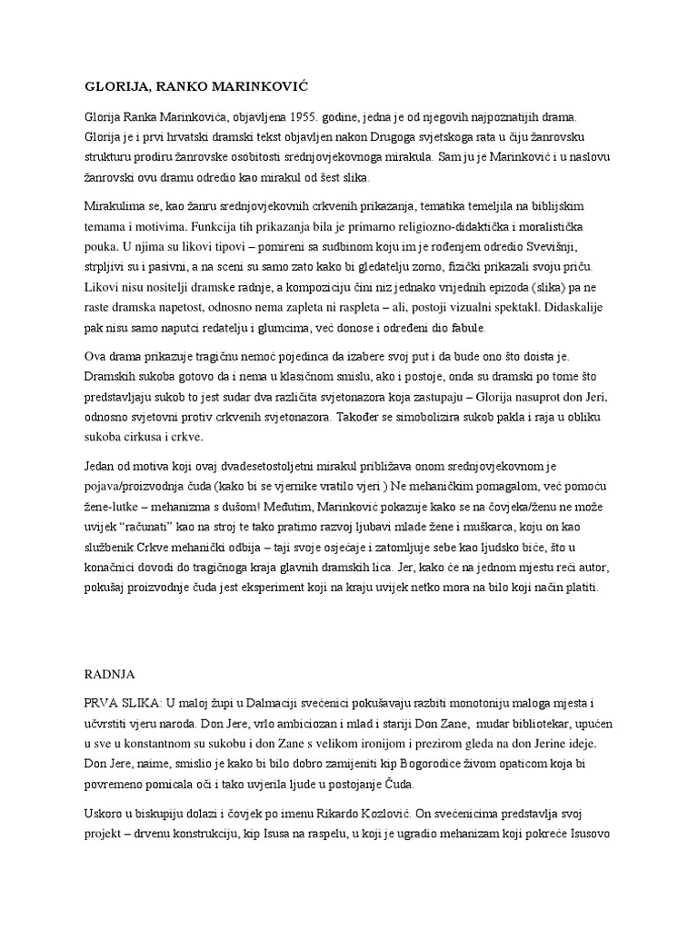 Glorija | PDF