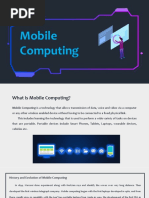 Mobile Computing Notes | PDF | Computer Network | Gsm