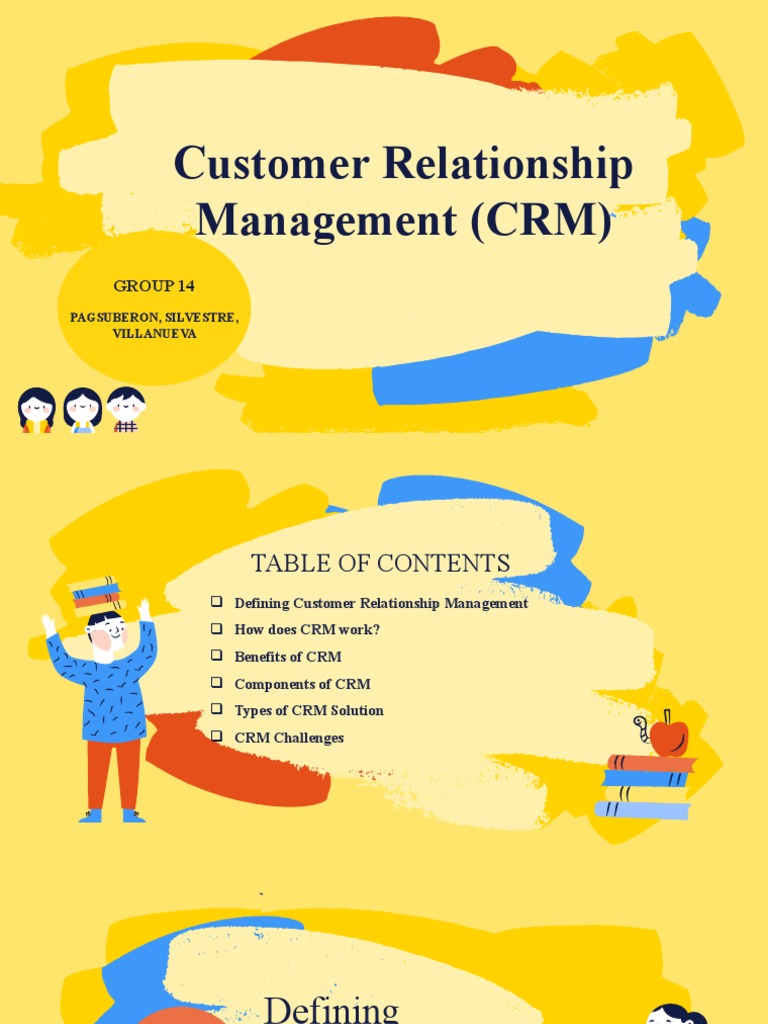 Customer Relationship Management (CRM) : Group 14 | PDF | Customer Relationship Management | Sales